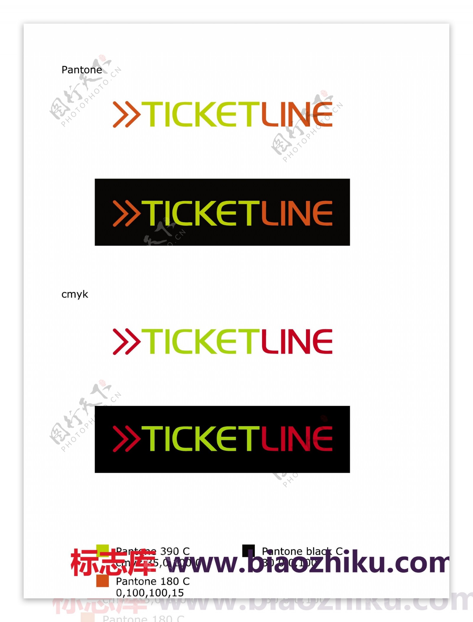 TICKETLINElogo设计欣赏TICKETLINE服务公司LOGO下载标志设计欣赏图片素材-编号04896478-图行天下