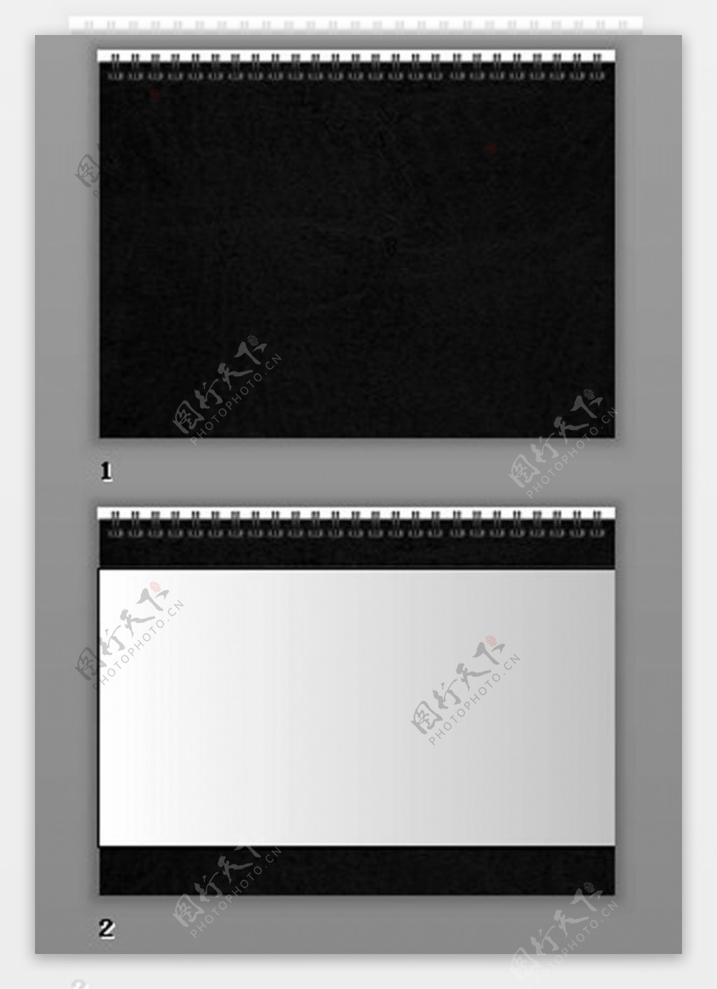 环装简约黑色PPT底板图片素材-编号05123088-图行天下