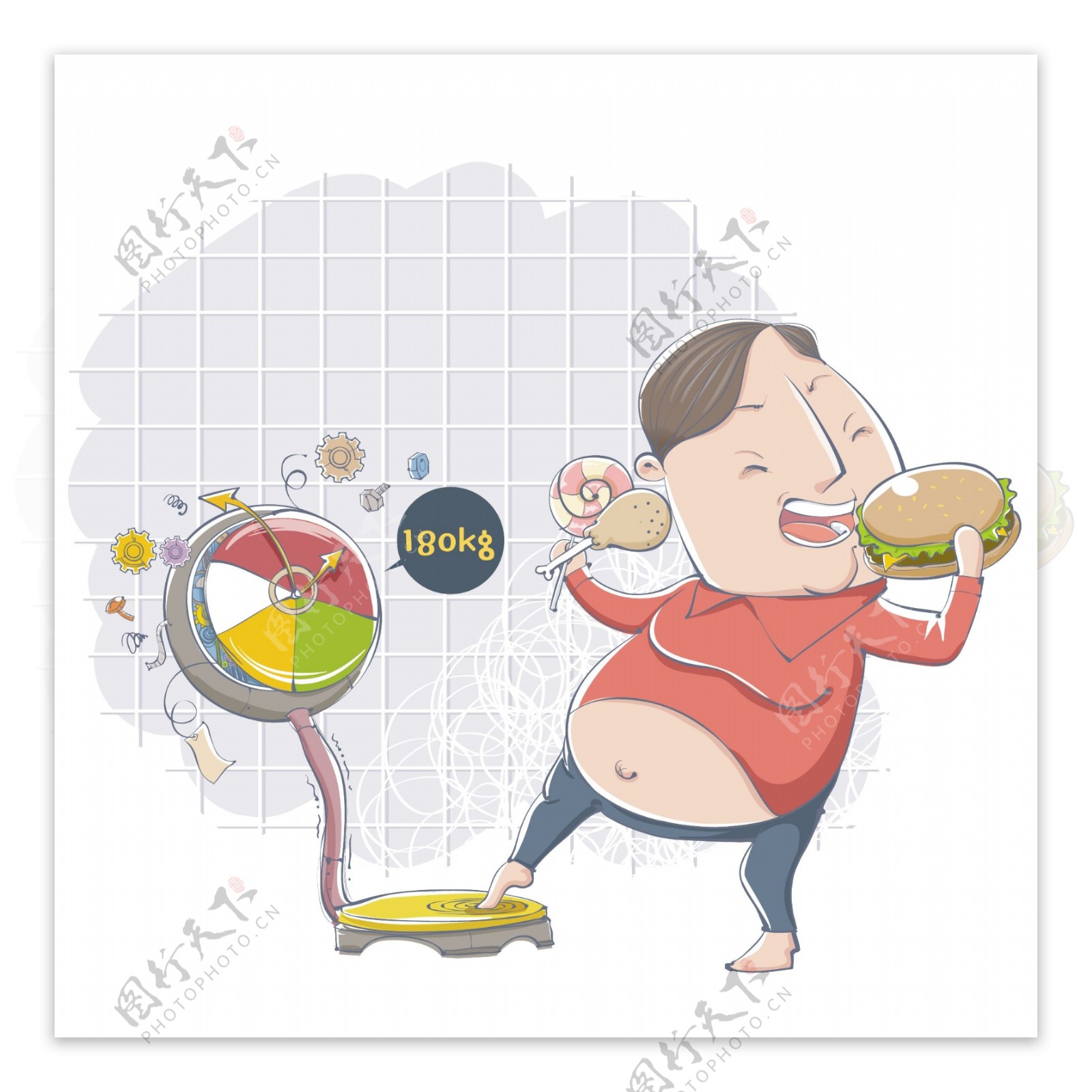 暴饮暴食图片素材-编号06942258-图行天下