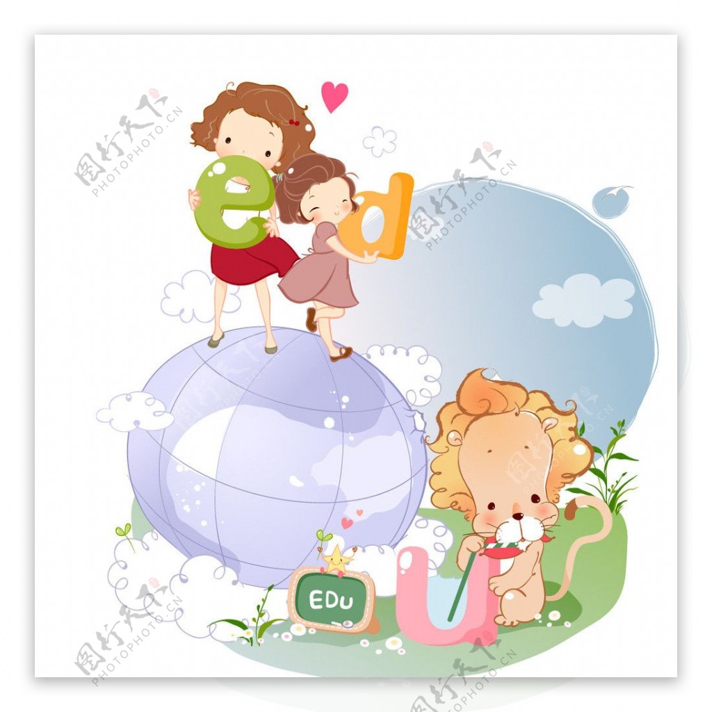 卡通画图片素材-编号08004778-图行天下