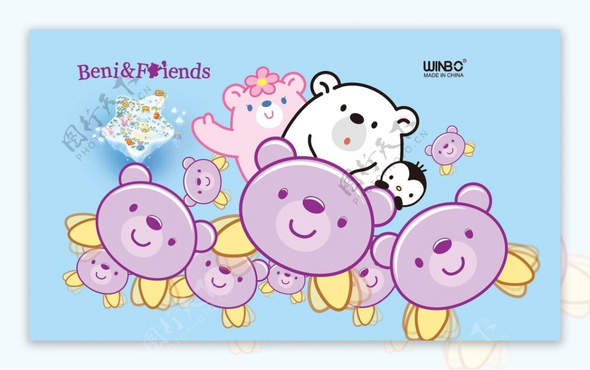 邦尼熊BeniBear图片素材-编号08446698-图行天下