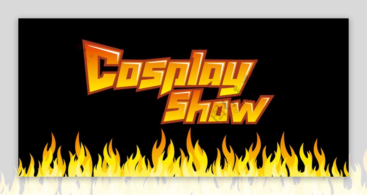 COSPLAYSHOW字体设计图片素材-编号12710628-图行天下