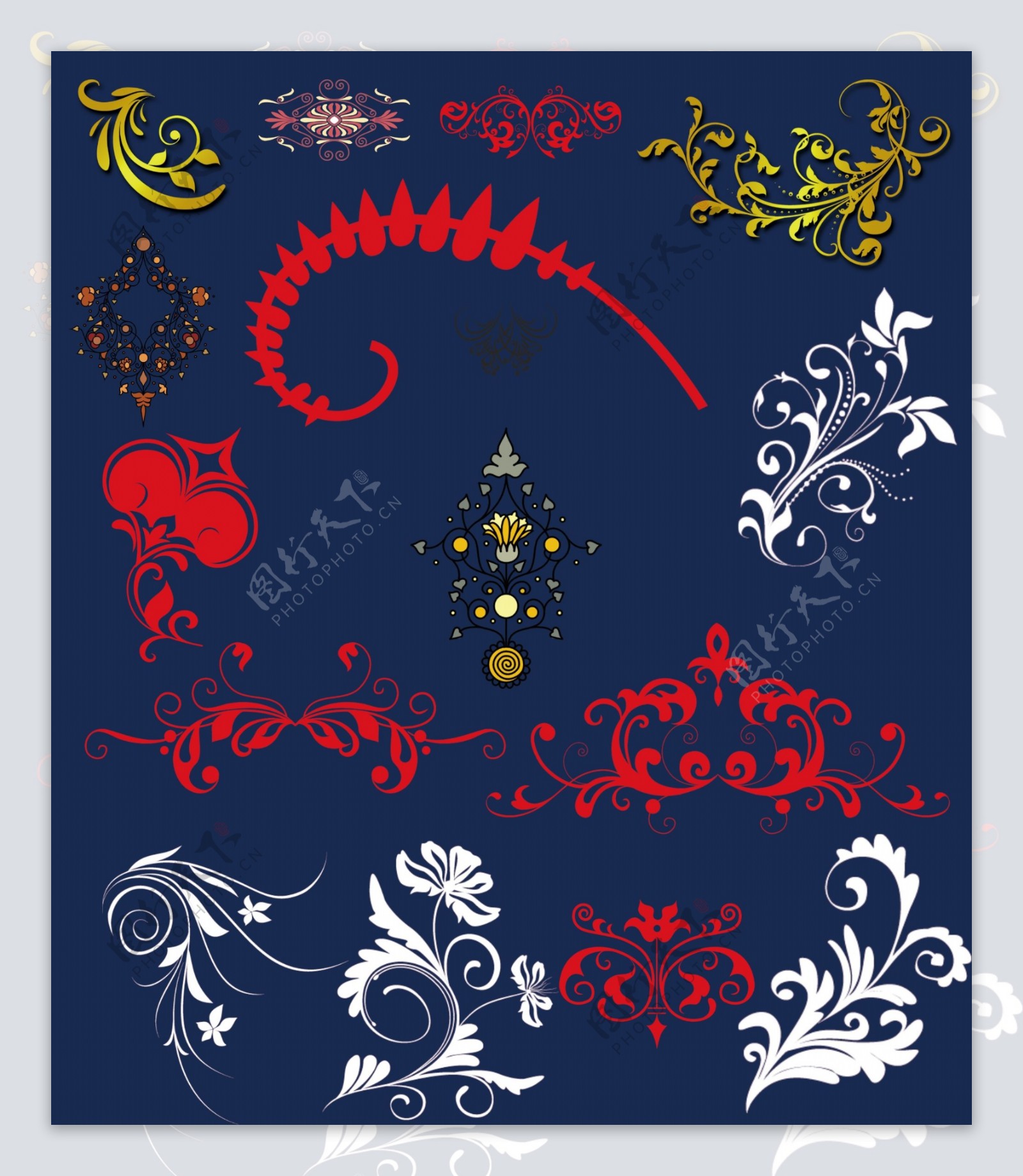 花边素材图片素材-编号14521038-图行天下