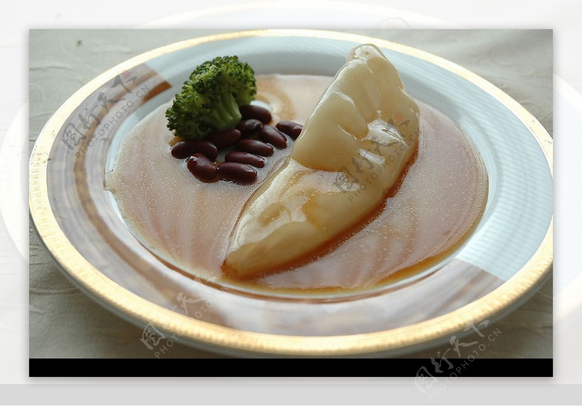 鲍汁扣小花胶图片素材-编号15155158-图行天下