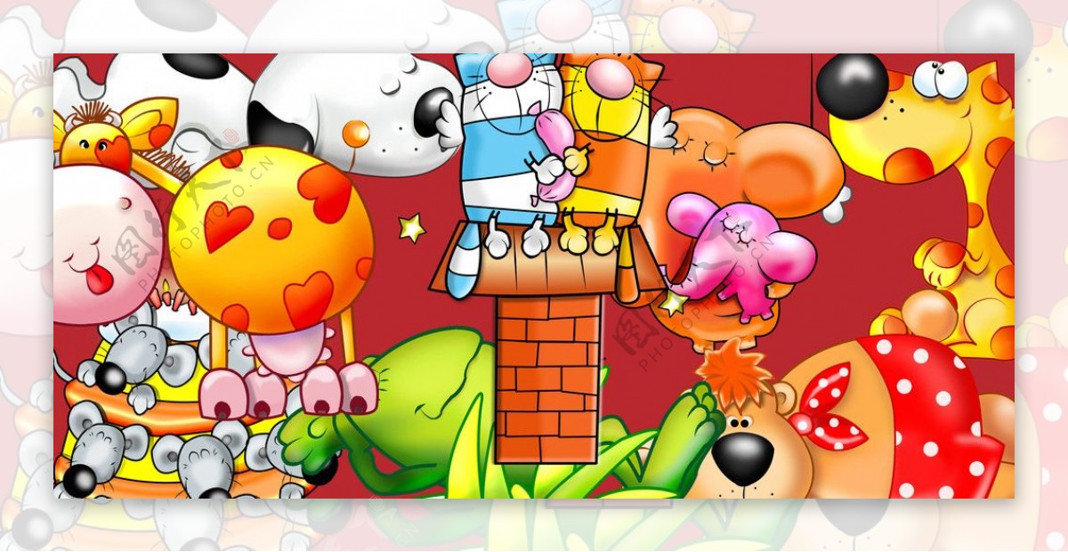 可爱卡通图片素材-编号17889058-图行天下