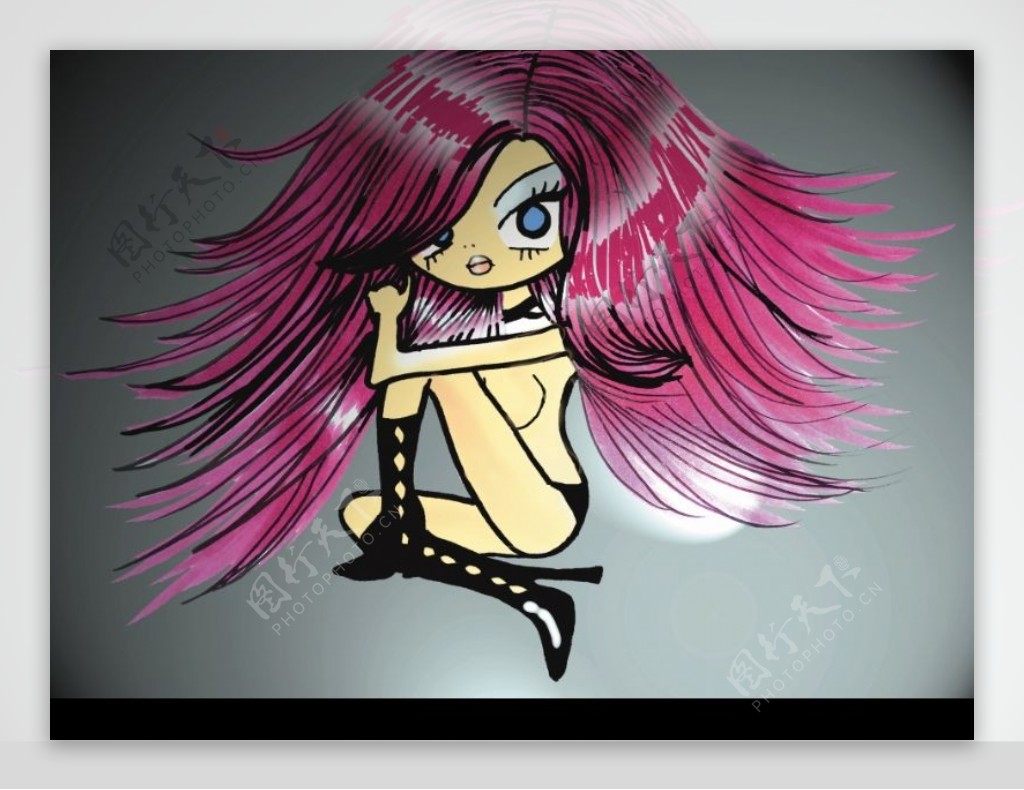 个性卡通0018图片素材-编号19976398-图行天下