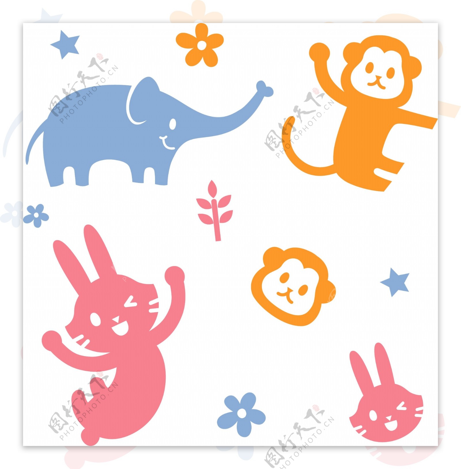 卡通图案图片素材-编号23859428-图行天下