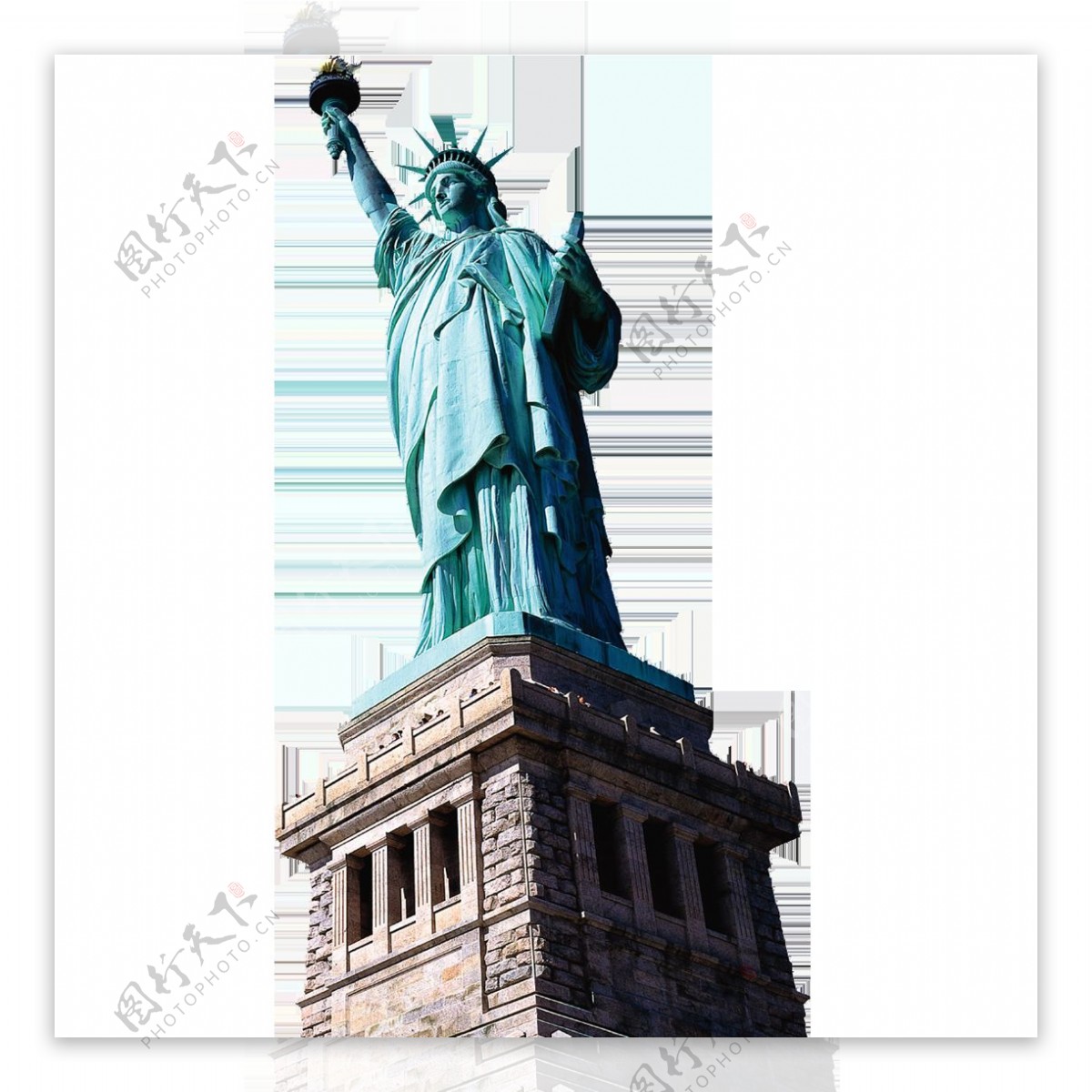 美国自由女神像元素图片素材-编号24574428-图行天下