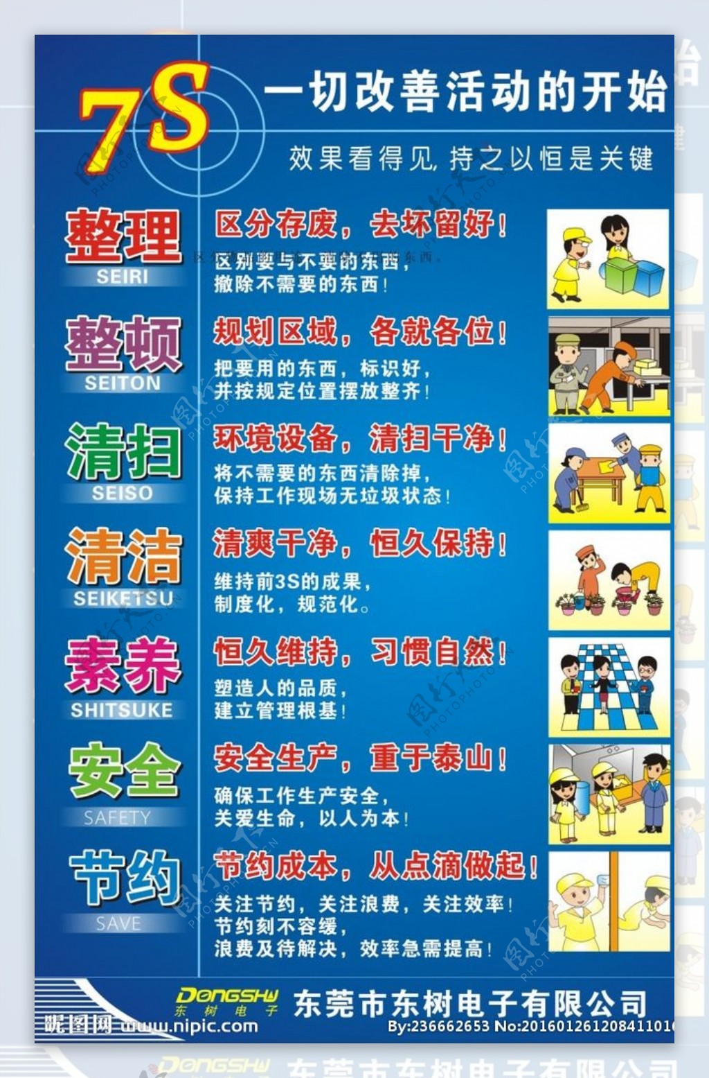 7S标语图片素材-编号27242888-图行天下