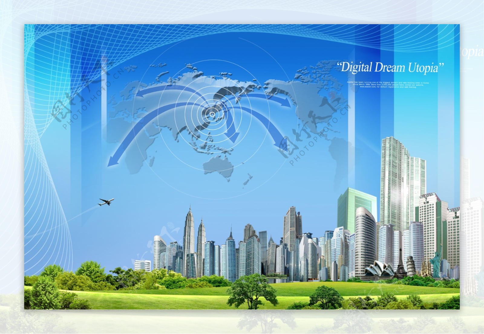 自然风情现代插图分层素材PSD格式0183图片素材-编号27369118-图行天下