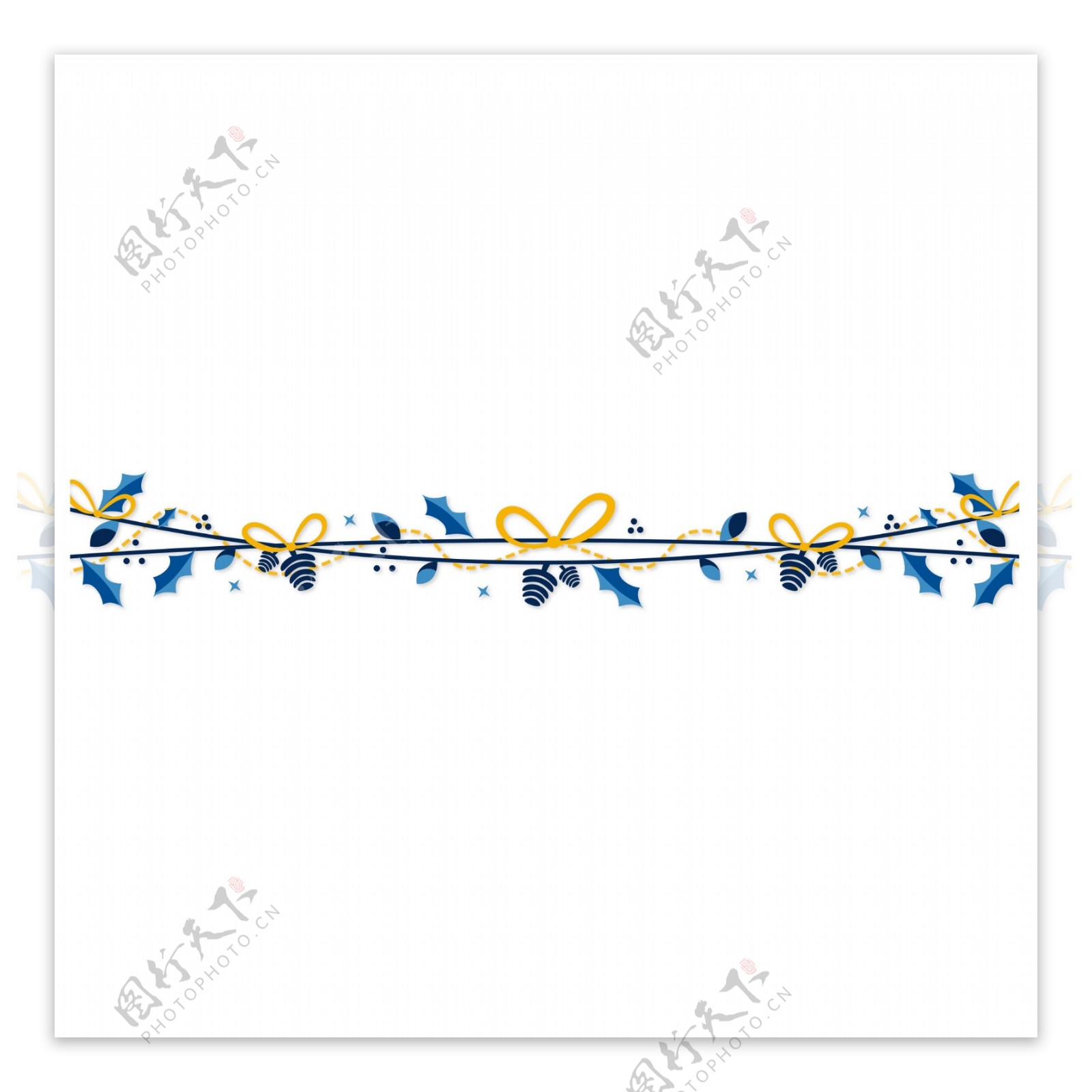 手绘丝带挂饰庆祝素材设计图片素材-编号31340318-图行天下