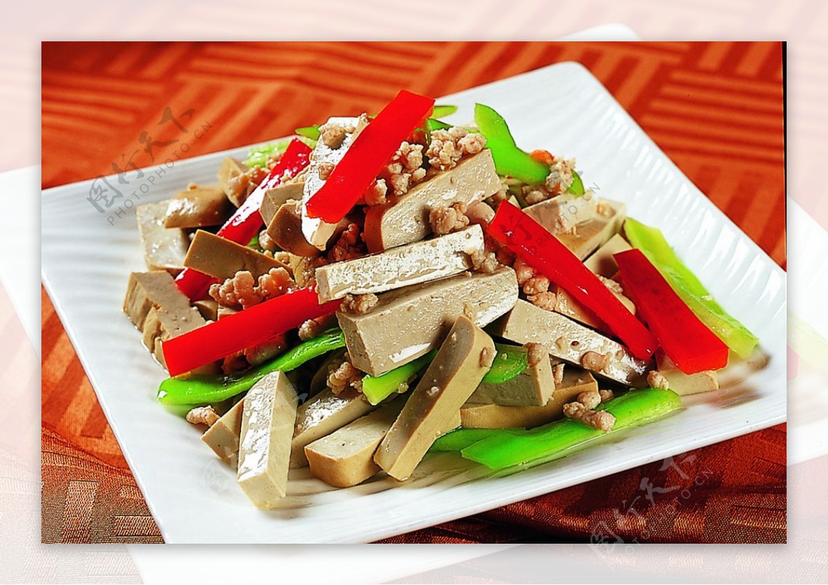 肉沫炒老豆腐图片素材-编号35174228-图行天下