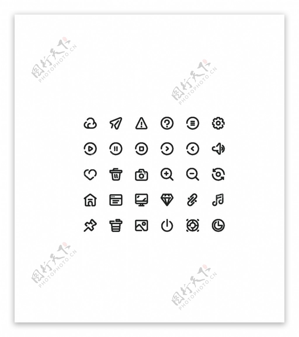 常用的ICON图片素材-编号35276018-图行天下