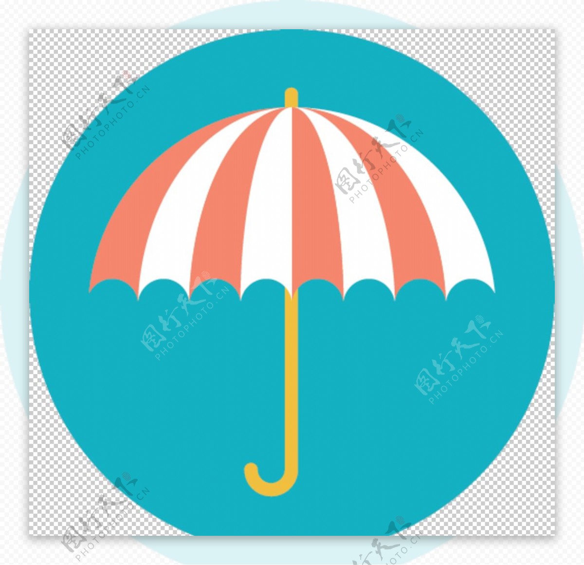 雨伞图标图片素材-编号37391988-图行天下