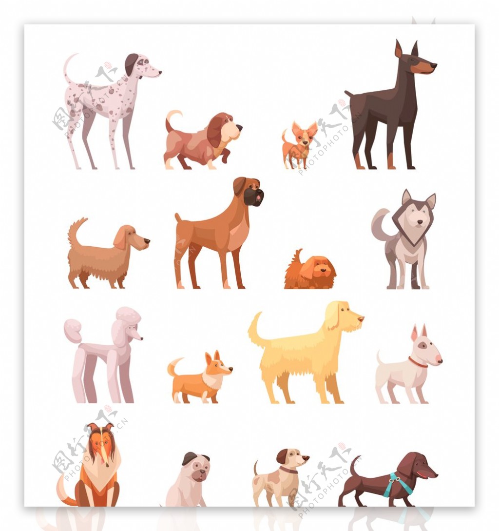 狗DOG动物卡通图片素材-编号39457238-图行天下